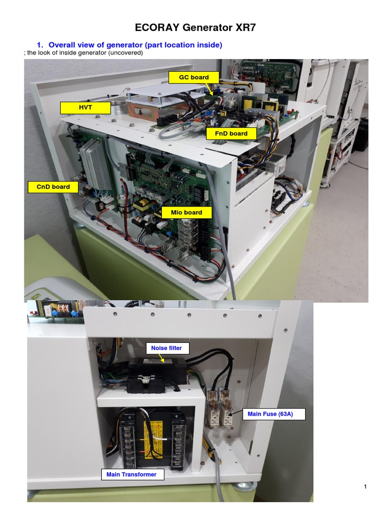 ECORAY XR7 Generator Error Guide | PDF | Vacuum Tube | Capacitor