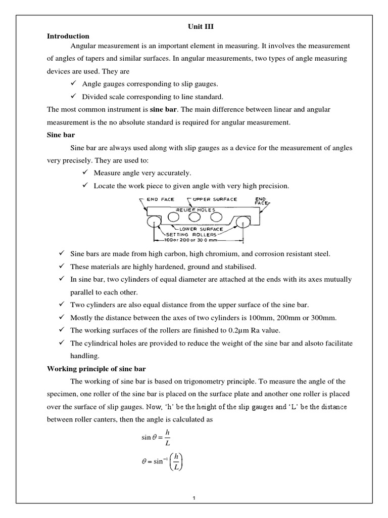 Angular Measurement - Mech | PDF | Gear | Mirror