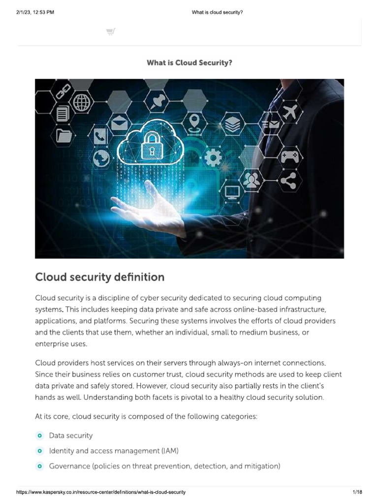Cloud Security | PDF