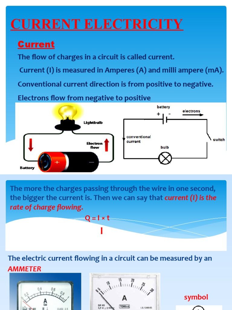 currrent electricity final | PDF | Electrical Resistance And ...