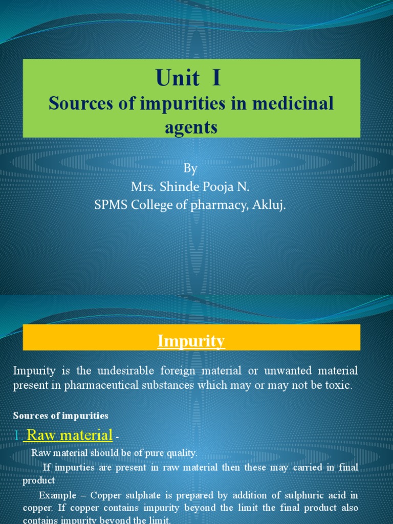 Impurity | PDF