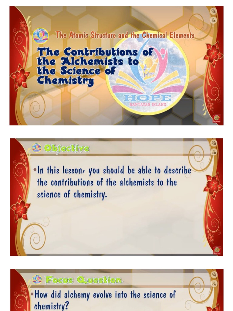 Alchemists To The Science of Chemistry | PDF