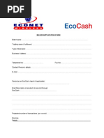 USD - EcoCash Tarrifs | PDF | Cash | Debit Card