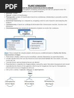 The Living World Mind Map | PDF | Taxonomy (Biology) | Organisms