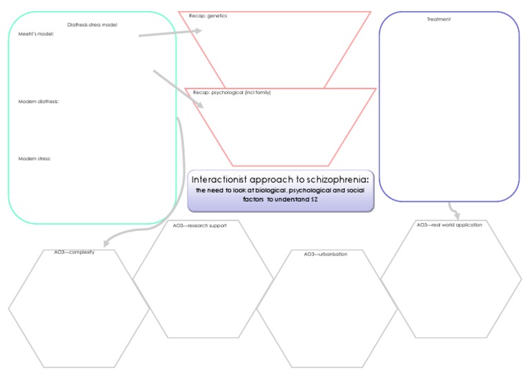 A-Level Psychology - Schizophrenia Interactionist Approach Knowledge ...