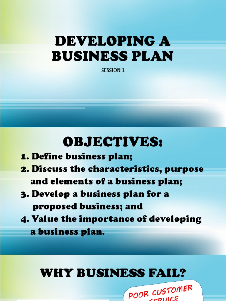 Developing A Business Plan | PDF | Business Plan | Goal