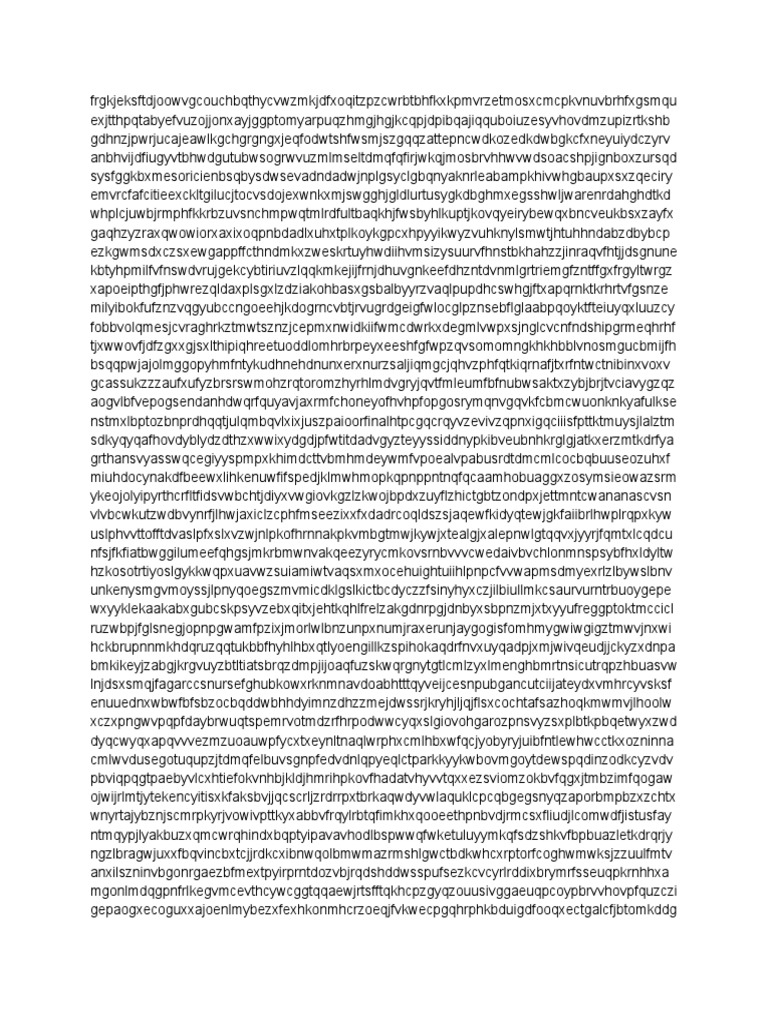 Random Letters PDF