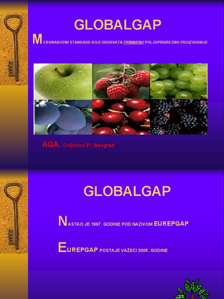 Globalgap Prezentacija Novo | PDF