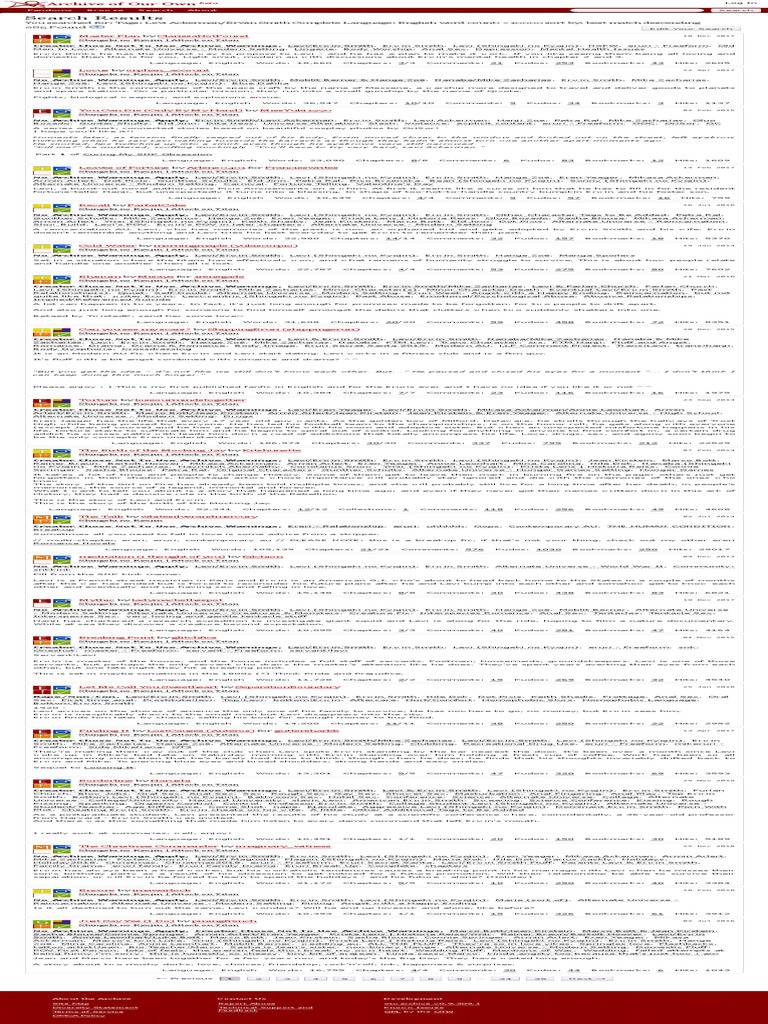 Search Works Archive of Our Own | PDF