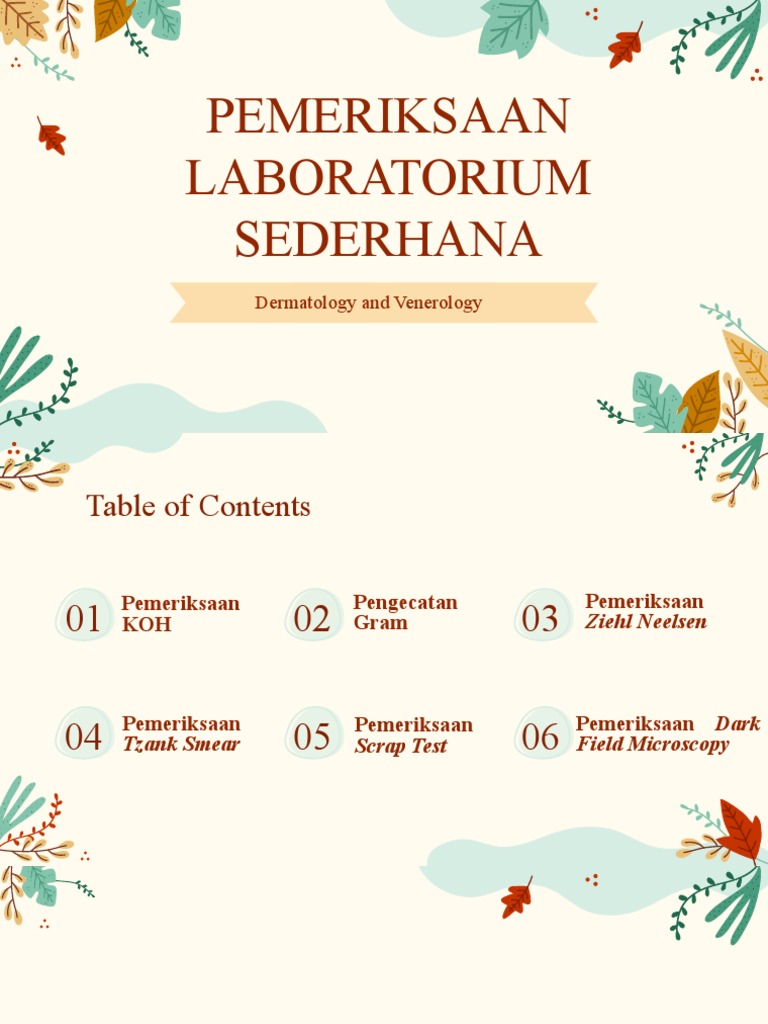 Pemeriksaan Laboratorium Sederhana | PDF