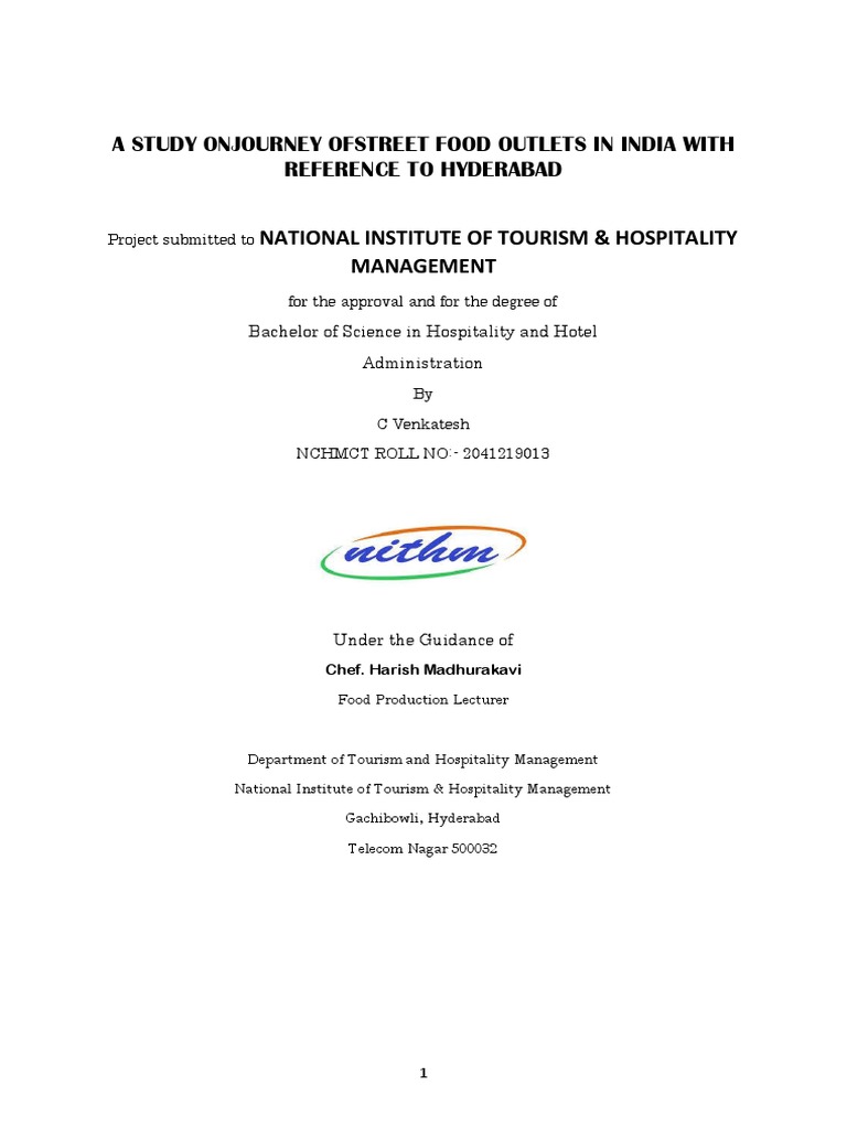 Venky Researchproject2023 | PDF | Indian Cuisine | Curry