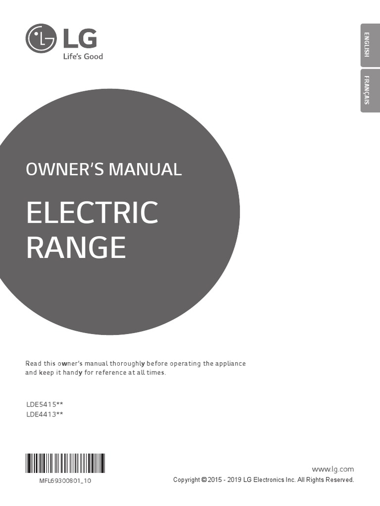LG Stove LDE5415ST | PDF | Cookware And Bakeware | Oven