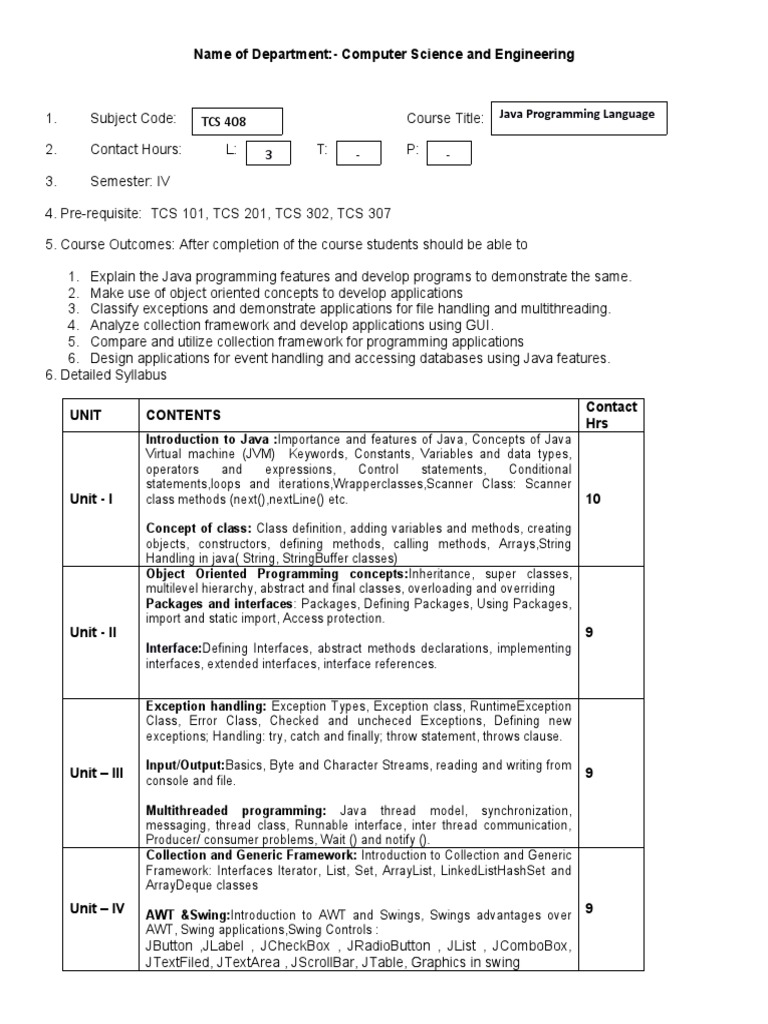 Detailed Syllabus | PDF | Cryptography | Parsing