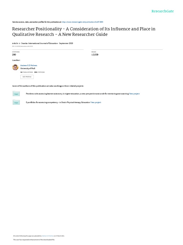 Important Positionality | Download Free PDF | Cognitive Science | Cognition