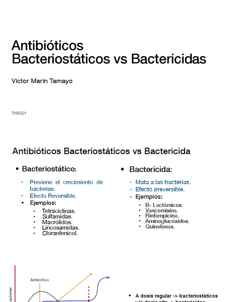 Bacteriostáticos Vs Bactericidas | PDF | Inmunología | Epidemiología