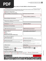 REMITTANCE APPLICATION FORM - Standard Chartered Bank | PDF | Overdraft | Banks