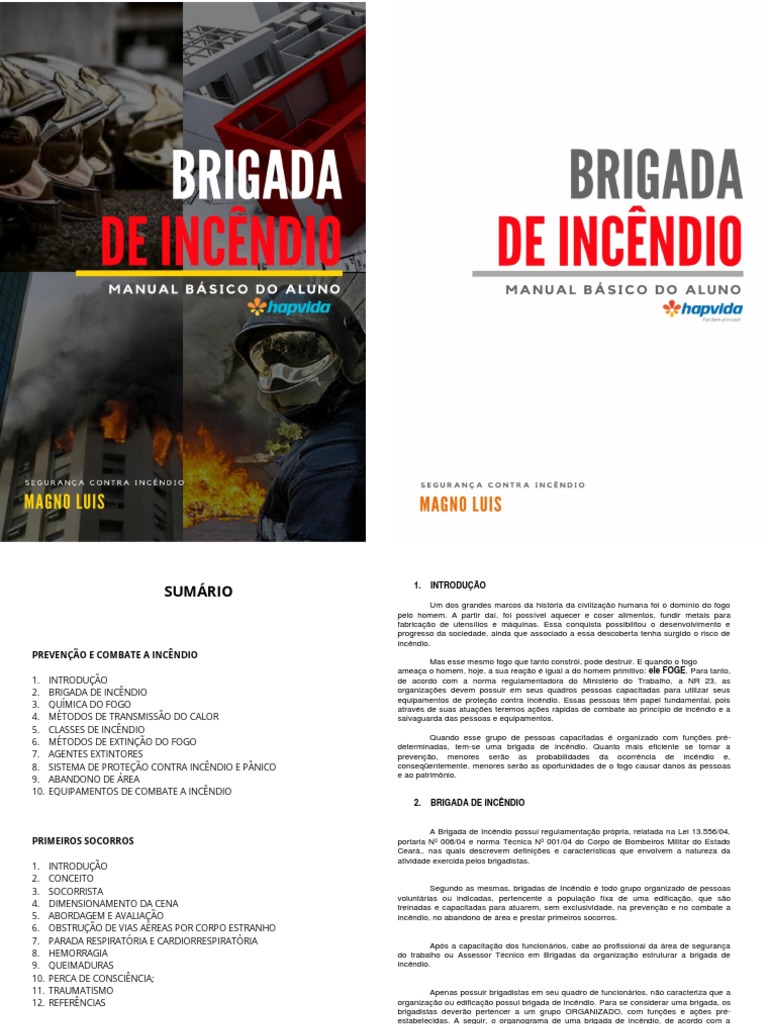 Manual Basico de Brigada Contra Incendio | PDF