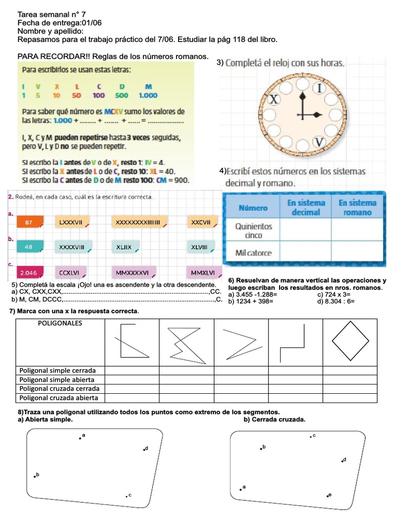 Números Romanos Pdf