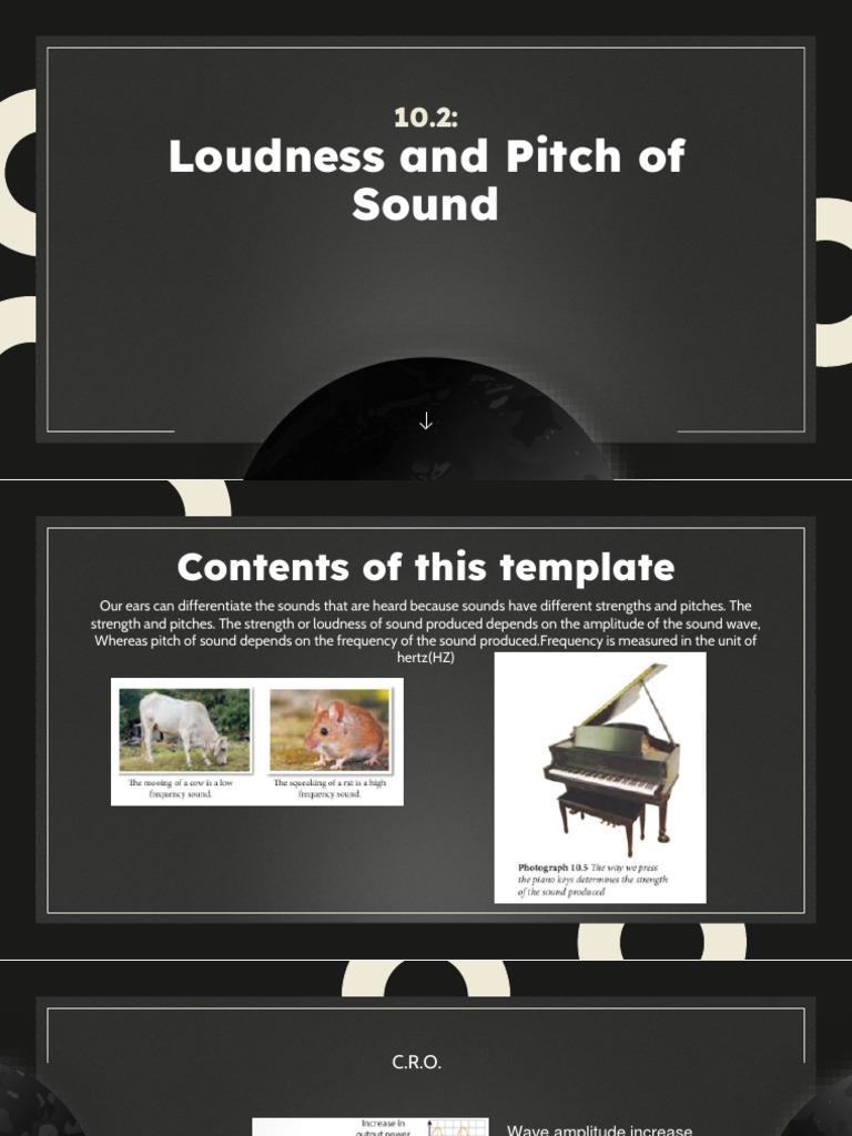 Loudness and Pitch of Sound | PDF
