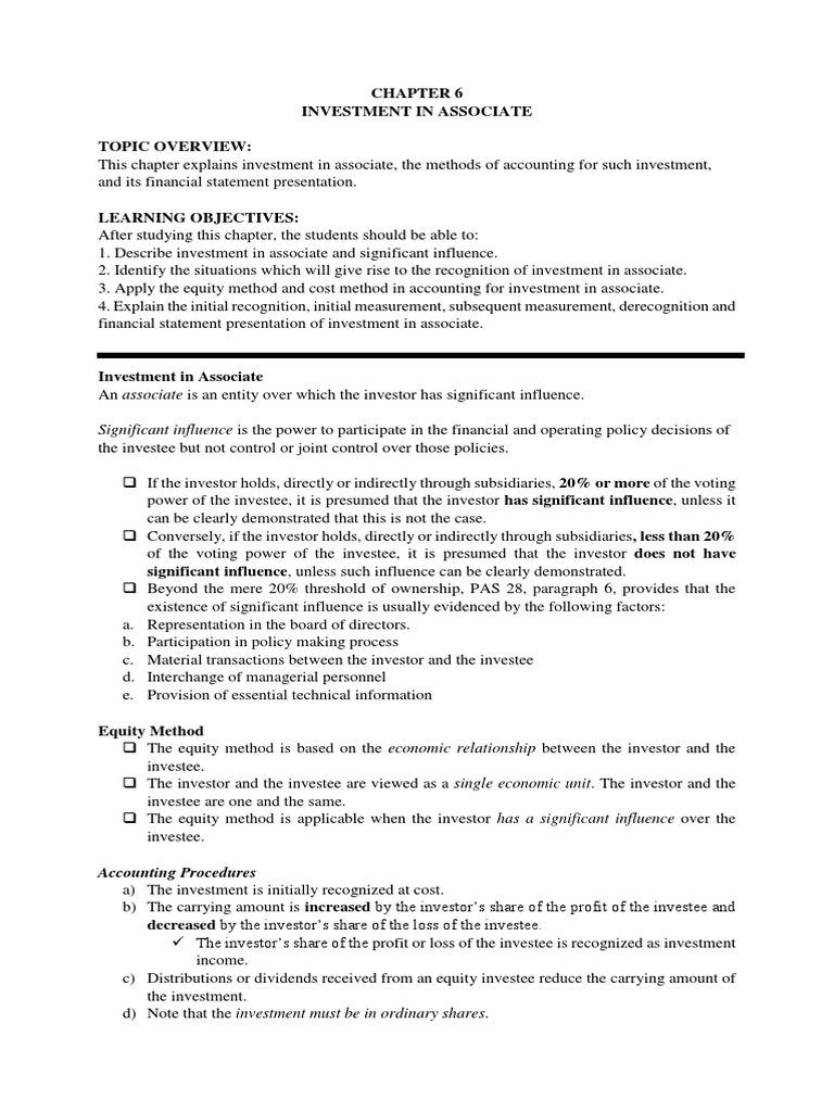 Intacc Chapter 6 | PDF | Book Value | Investing