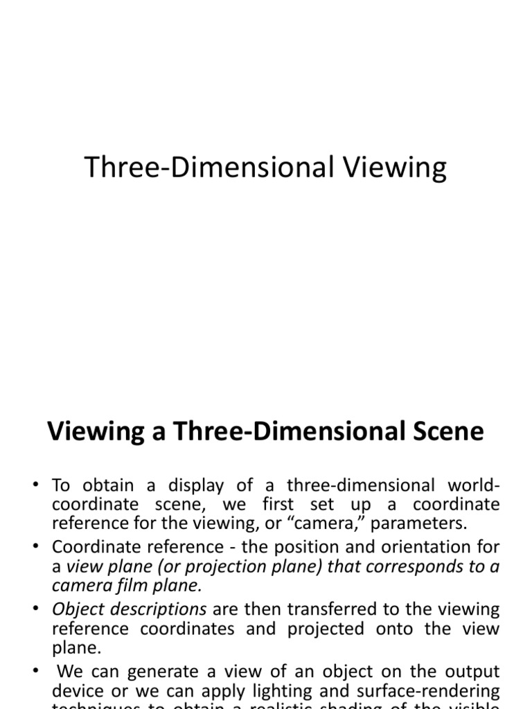 CG-module 4 | PDF | Cartesian Coordinate System | Computer Graphics