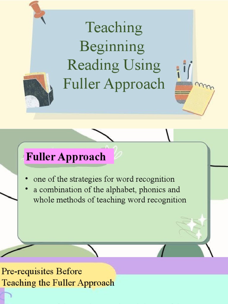 Fuller Approach Powerpoint | PDF | Language Arts & Discipline | Foreign Language Studies