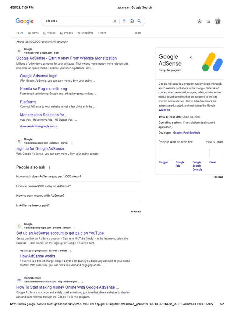 Monetize Your Site with AdSense | PDF | Computers