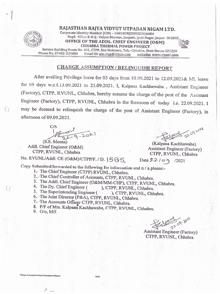 Charge Assumption | PDF