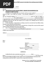 Salary Account Conversion Form | PDF | Banks | Salary