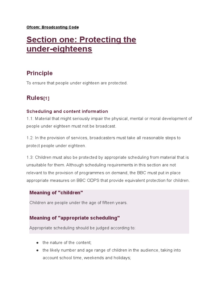 Broadcasting Code | PDF | Social Institutions
