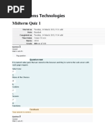 ITE6104 Computer Programming 2 PRELIM TO FINAL QUIZ | PDF | Class ...