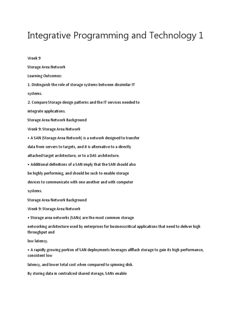 Integrative Programming and Technology 1 | PDF | Xml | Port (Computer ...