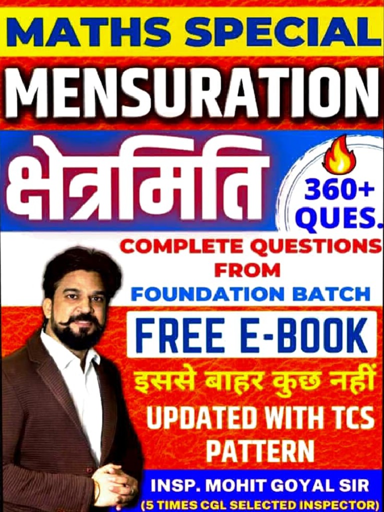 MG Mensuration Questions | PDF