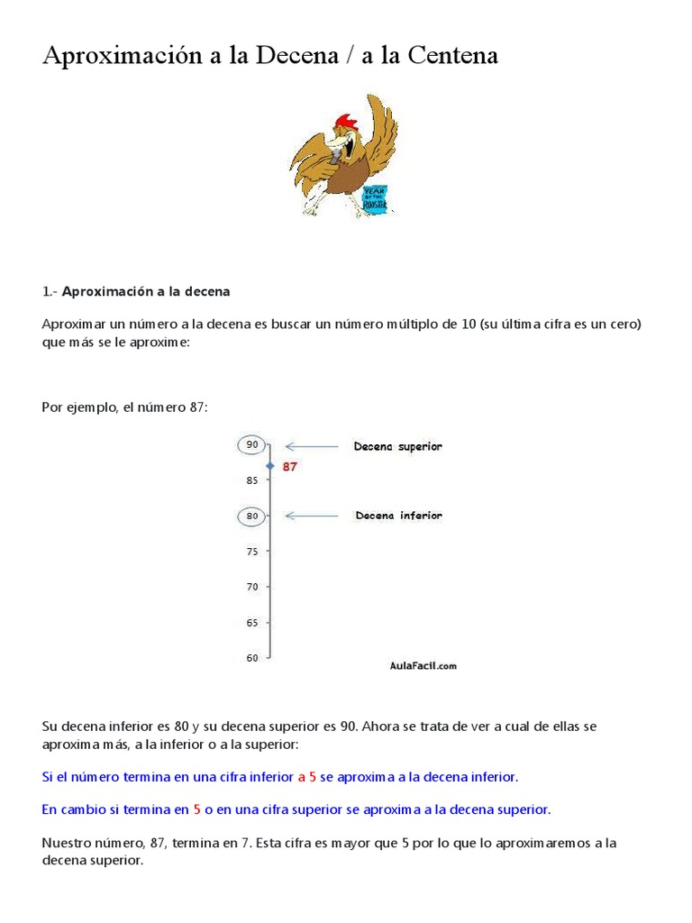 Aproximación A La Decena | PDF