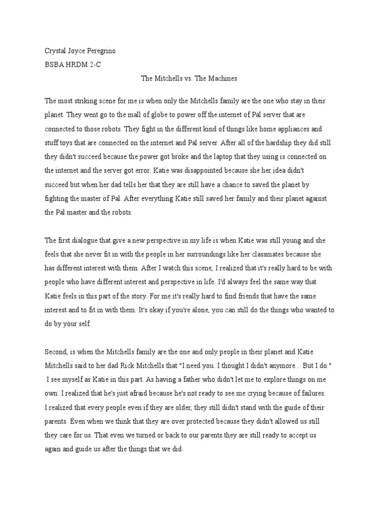 The Mitchells vs. The Machines | PDF