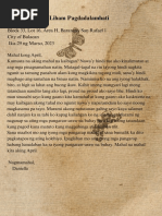 Resignation Letter - Tagalog | PDF