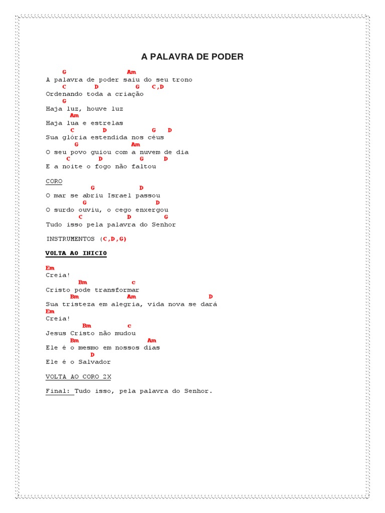 A Palavra de Poder | PDF