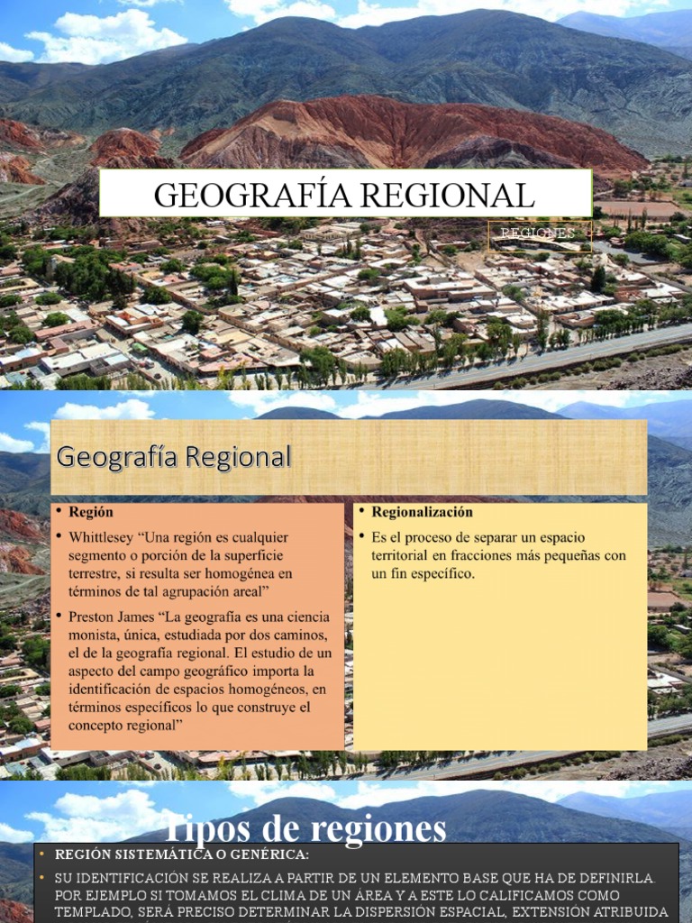 Geograf A Regional - Tipo de Region | PDF