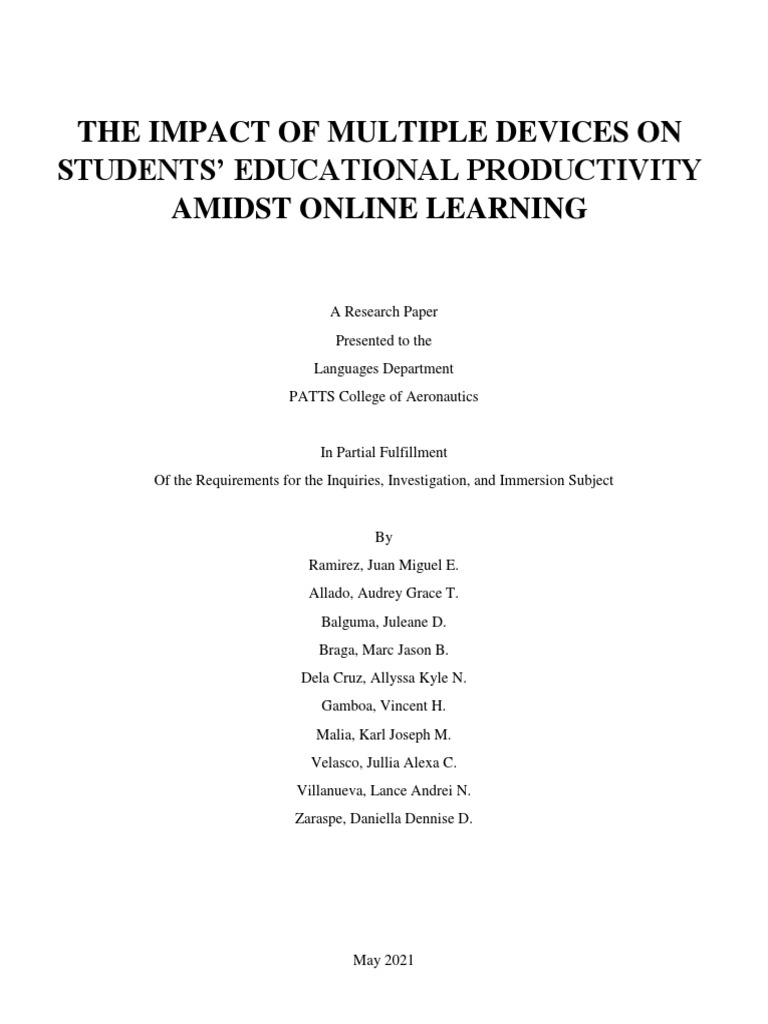 Wright Group-3 Research Study Manuscript | PDF | Learning | Survey Methodology