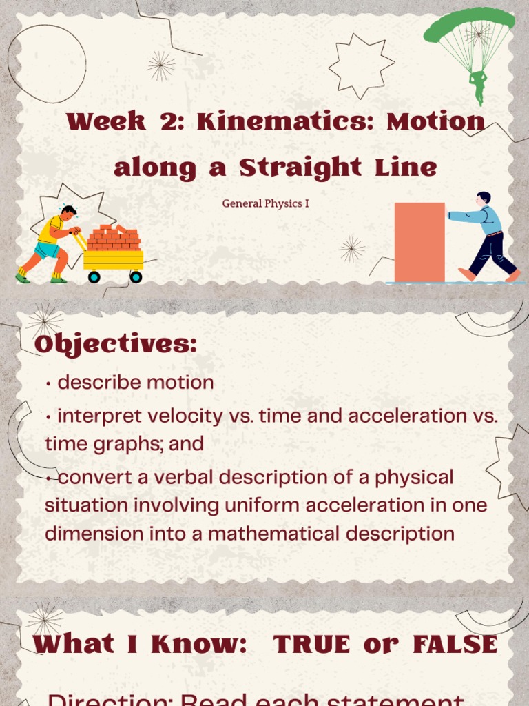 Lesson 1 - Motion | PDF