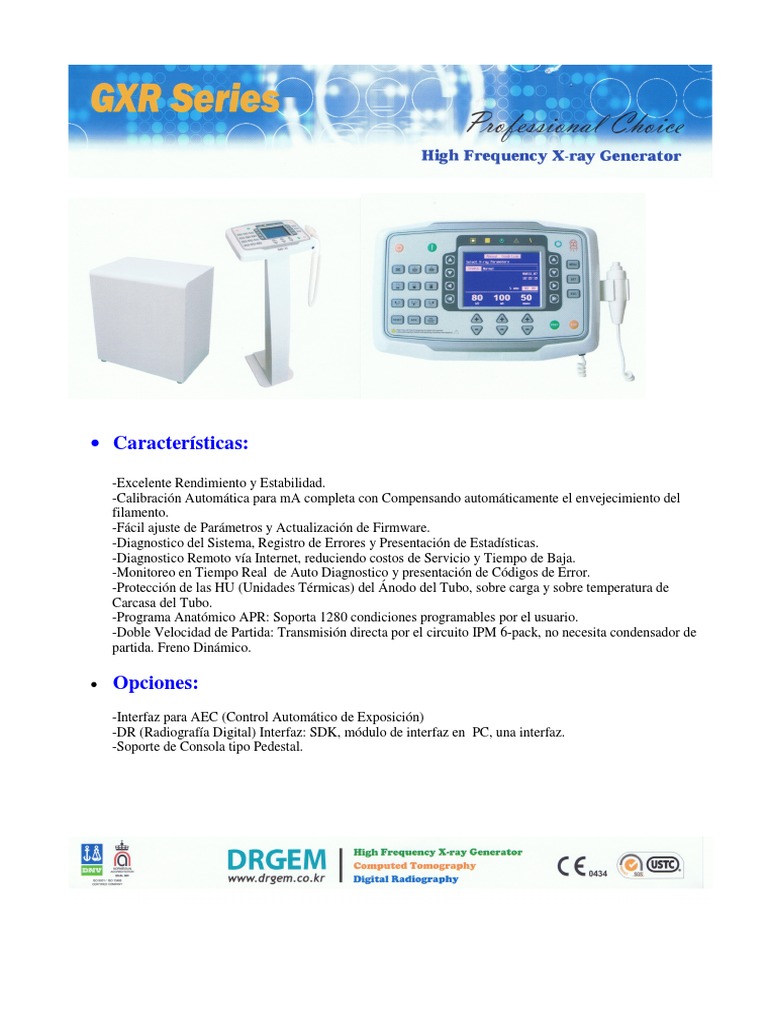 DRGEM GXR-Series | PDF | Electricidad | Ingenieria Eléctrica