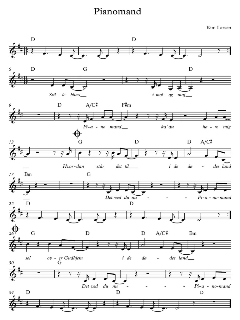 Pianomand - Node I D-Dur | PDF