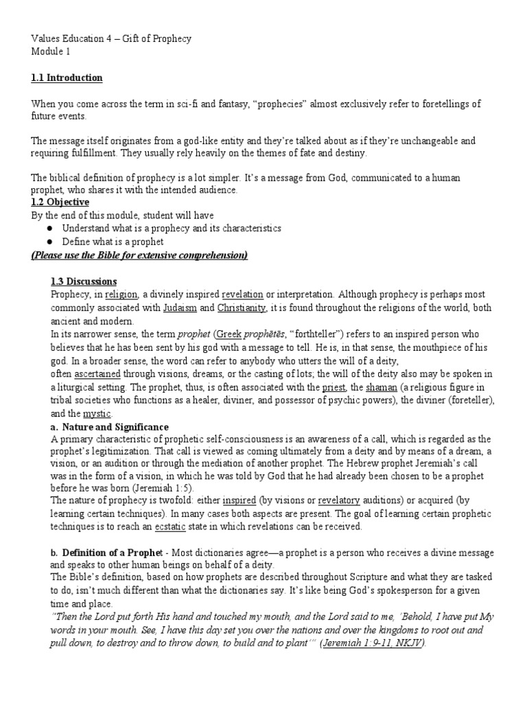 Biblical Prophecy Explained | PDF