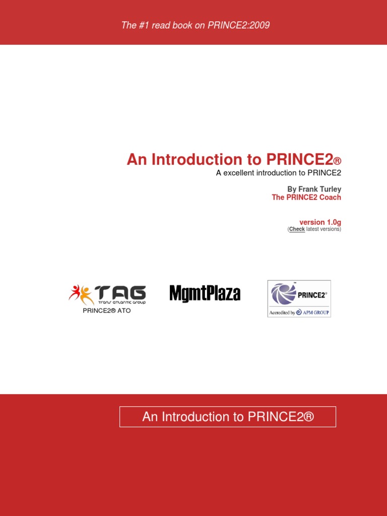 The PRINCE2 Process Model Book | PDF