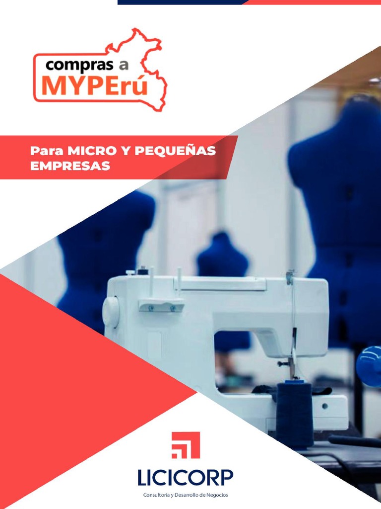 Guía 3 Brochure Compras MYPEru 2022 - Licicorp | PDF