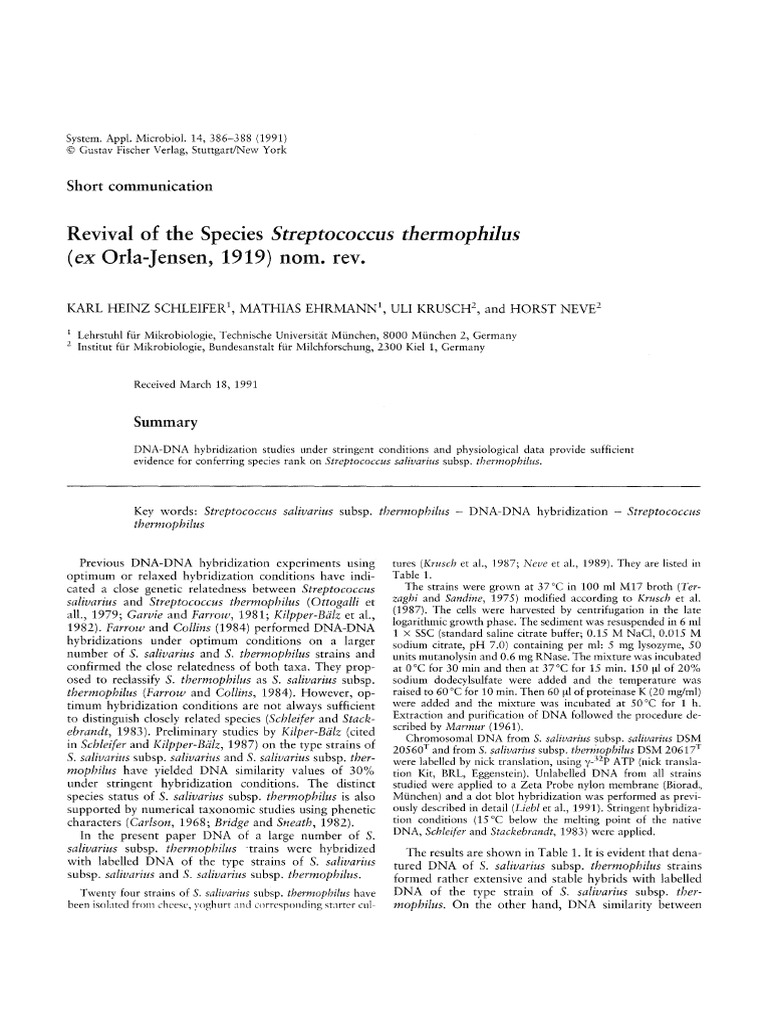 Systematic and Applied Microbiology Volume 14 issue 4 1991 [doi 10.1016 ...