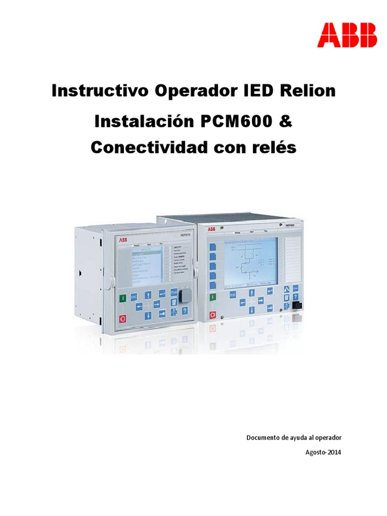 Instructivo Instalacion PCM600 y Conectividad Rev.1 | PDF | Protocolos de internet | Redes de ...