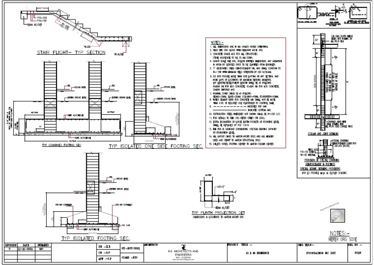 15X45 - Foundation RC Detail | PDF