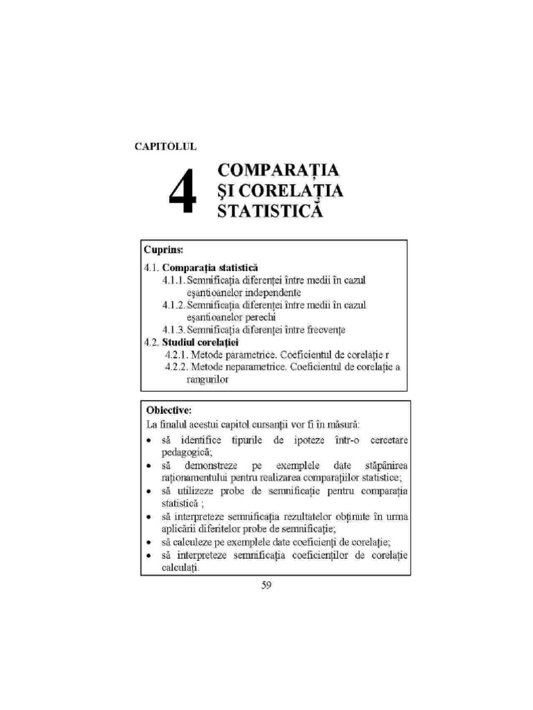 5. Capitolul 4 ~ Metode de corelatie | PDF