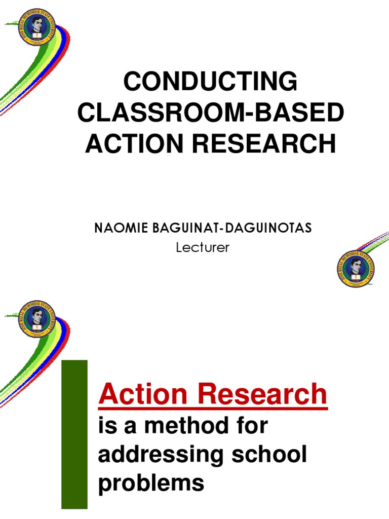 Classroom Based Action Research Lecture November 11 | PDF | Self ...